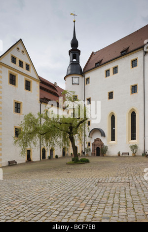 Germany, Saxony, Colditz castle, site of famous WW2 POW prison camp ...