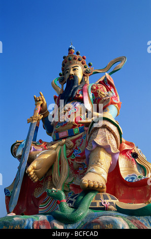 Statue of the Taoist god Xuan Tian Shang Di, North Pole Pavilion Stock ...