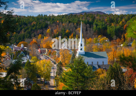 Autumn Scenic, Stowe, Vermont, USA Stock Photo - Alamy