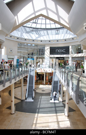 Interior of The Chimes Shopping Centre, Uxbridge, London Borough of ...
