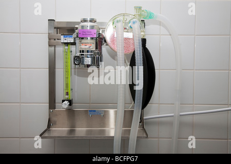 flowmeter of anesthesia machine Stock Photo - Alamy