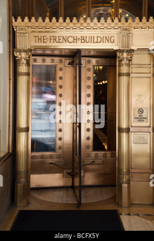 Art Deco entrance to Fred F. French Building, 551 Fifth Avenue ...