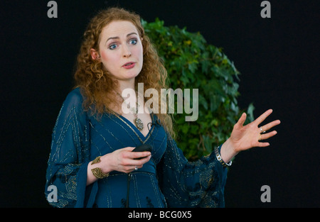Historian Kate Williams pictured at Hay Festival 2009 Stock Photo - Alamy