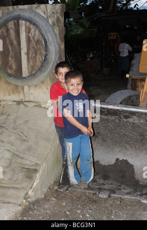 children sitting. Coper, Boyacá, Colombia, South America Stock Photo - Alamy