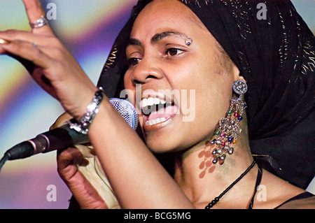 Yaz Alexander reggae singer at black history month launch in birmingham ...