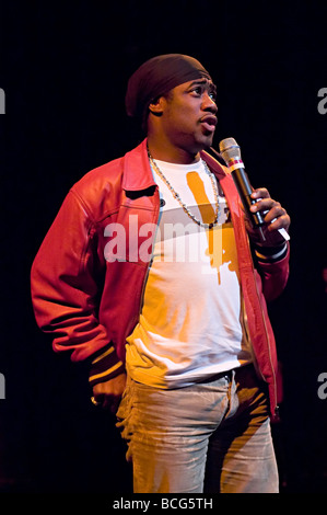 Kat B from MTV Base and choice fm presenting at an arts event in ...