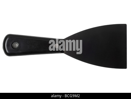 Wallpaper scraper on white background Stock Photo - Alamy