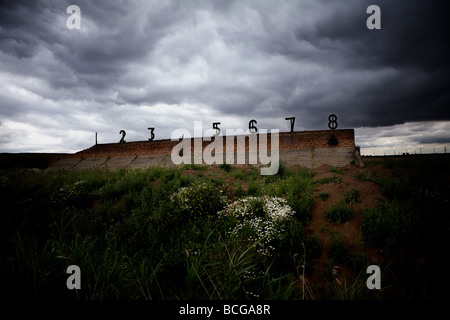 Disused MOD shooting range Rainham Marshes Essex Stock Photo - Alamy