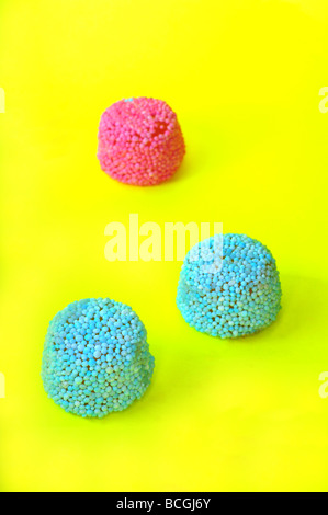 Blue Jelly licorice Buttons Stock Photo - Alamy