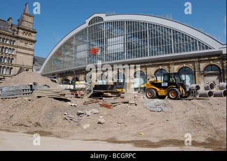 Demolition of Lime Street in Liverpool to make way for redevelopment ...