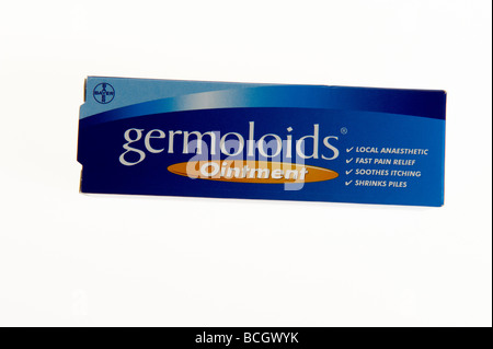 Boxed tube of Germoloids ointment for hemorrhoids Stock Photo - Alamy