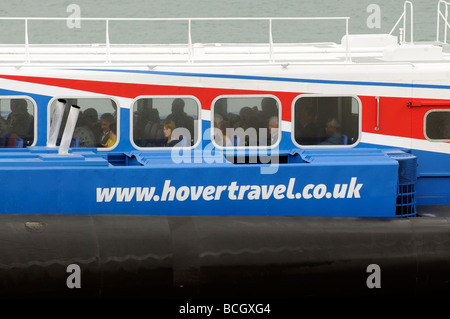 Freedom 90 a passenger carrying hovercraft crossing the Solent bound ...