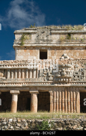 Chac Mask,The Palace, Sayil, Mayan Ruins, Yucatan, Mexico Stock Photo ...
