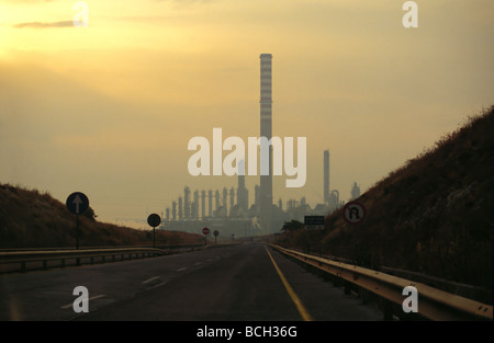 Industrial zone of Augusta/Priolo/Siracusa, ISAB Lukoil petrochemical ...