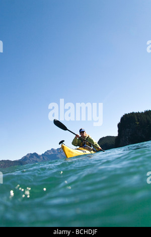 Sea Kayaking on Resurrection Bay near Seward. Summer on the Kenai ...