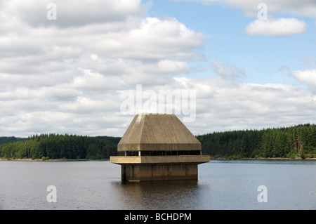 The water inlet or Penstock for the Kielder Water hydro-electric scheme ...