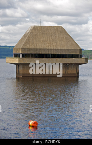The water inlet or Penstock for the Kielder Water hydro-electric scheme ...