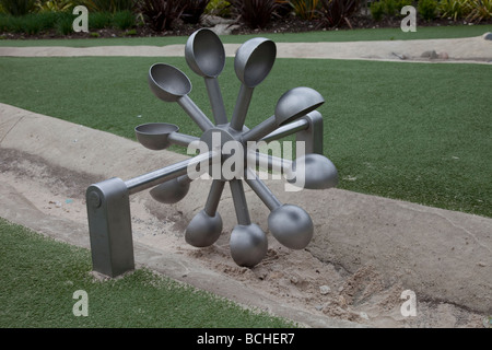 A Pelton wheel a water impulse turbine. Invented by Lester Allan Pelton ...