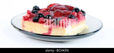 Tasty low calorie fruit tart Stock Photo - Alamy