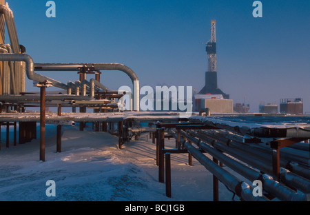 Drill Rigs and Pipes North Slope Arctic Alaska Stock Photo - Alamy