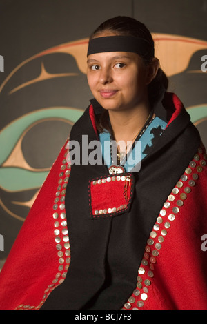 Portrait of Female Sitka Tlingit Dancer SE Sitka AK Summer Stock Photo ...