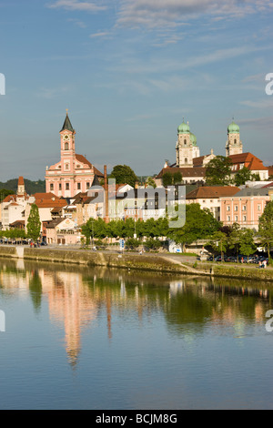 passau at the danube river Stock Photo - Alamy