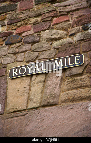 Street signs, Edinburgh, Scotland Stock Photo - Alamy