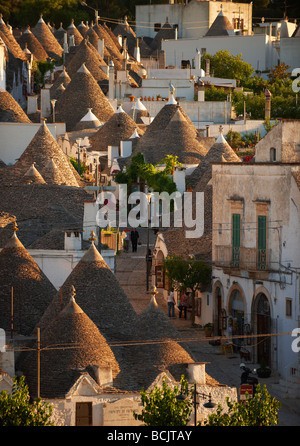 Apulia Puglia Italy. Alberobello. Trulli: traditional Apulian dry stone ...