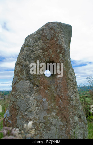 The Holestone Marriage Stone near Doagh, County Antrim Northern Ireland ...
