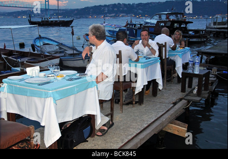 The Villa Bosphorus Restaurant, Istanbul, Turkey Stock Photo - Alamy
