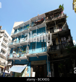 The Blue House, Wan Chai, Hong Kong Stock Photo - Alamy