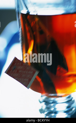 Cups of hot tea with teabag Stock Photo - Alamy