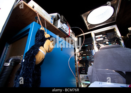 The interior of a Doppler on Wheels truck owned by the Center for ...