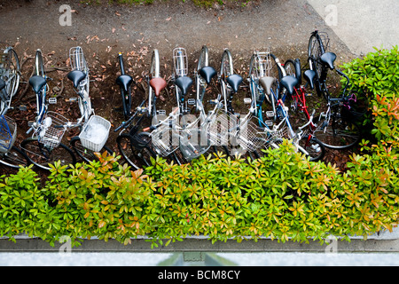 Tokyo Japan - Bike parking Stock Photo - Alamy