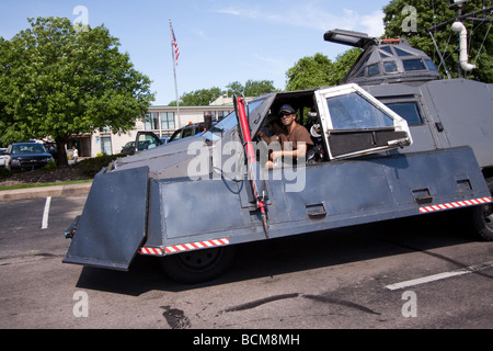 Storm Chaser Sean Casey moves his armored Tornado Intercept Vehicle ...