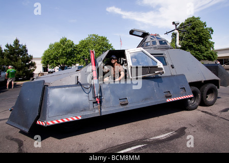 Storm Chaser Sean Casey moves his armored Tornado Intercept Vehicle ...