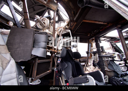 Interior cockpit of the TIV2 or "Tornado Intercept Vehicle 2", a Stock ...