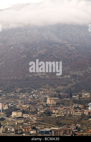 Surroundings of Saint-Vincent-Chatillon, Aosta Valley, Italy Stock ...