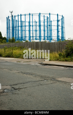 Gas Holders at Bell Green, Sydenham, South London Stock Photo - Alamy