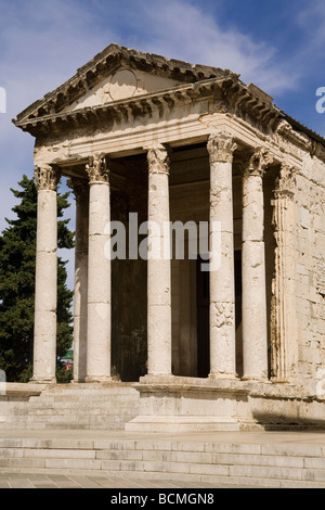 Pula, Istria, Croatia. The Temple of Augustus (Croatian: Augustov hram ...