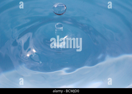 blue water splash macro close up Stock Photo - Alamy