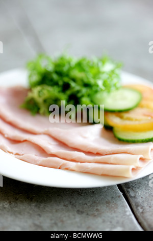 Italian Cooked Ham Salad Stock Photo - Alamy