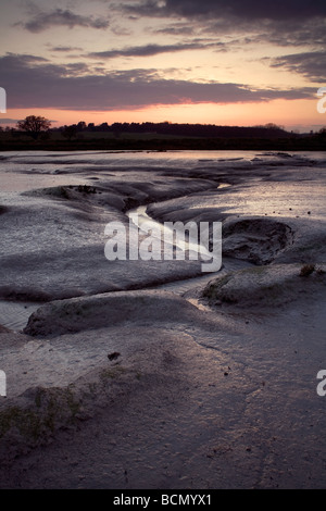 A beautiful view of the Levington Creek on the Orwell river at sunset ...