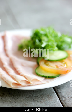 Italian Cooked Ham Salad Stock Photo - Alamy