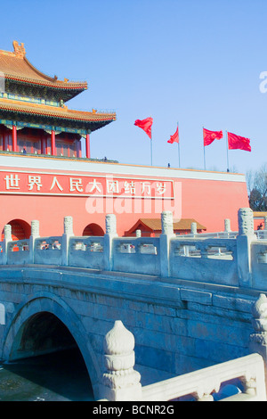Tian'an Gate and Outer Jinshui Bridge, Beijing, China Stock Photo - Alamy