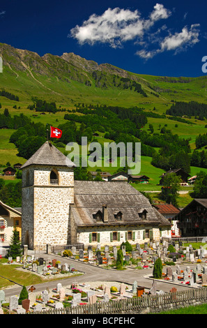 Saint-Théodule parish church with a cemetery, Vers-l'Eglise, Ormonts ...