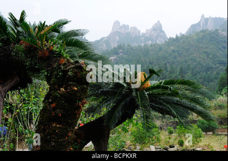 Rocky peaks of Taimu Mountain, Fuding City, Ningde, Fujian Province ...