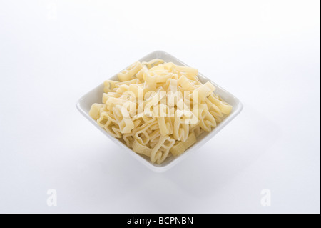 Pasta in Zahnform Pasta formed as Teeth Stock Photo - Alamy