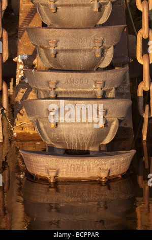 AN OLD GOLD MINING DREDGE SITS OUTSIDE OF NOME ALASKA Stock Photo - Alamy