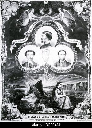 MANCHESTER MARTYRS Michael O'Brien, William Allen and Michael Larkin ...